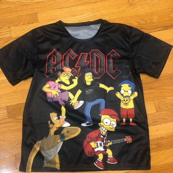 Shirts | Ac Dc Simpson Shirt | Poshmark